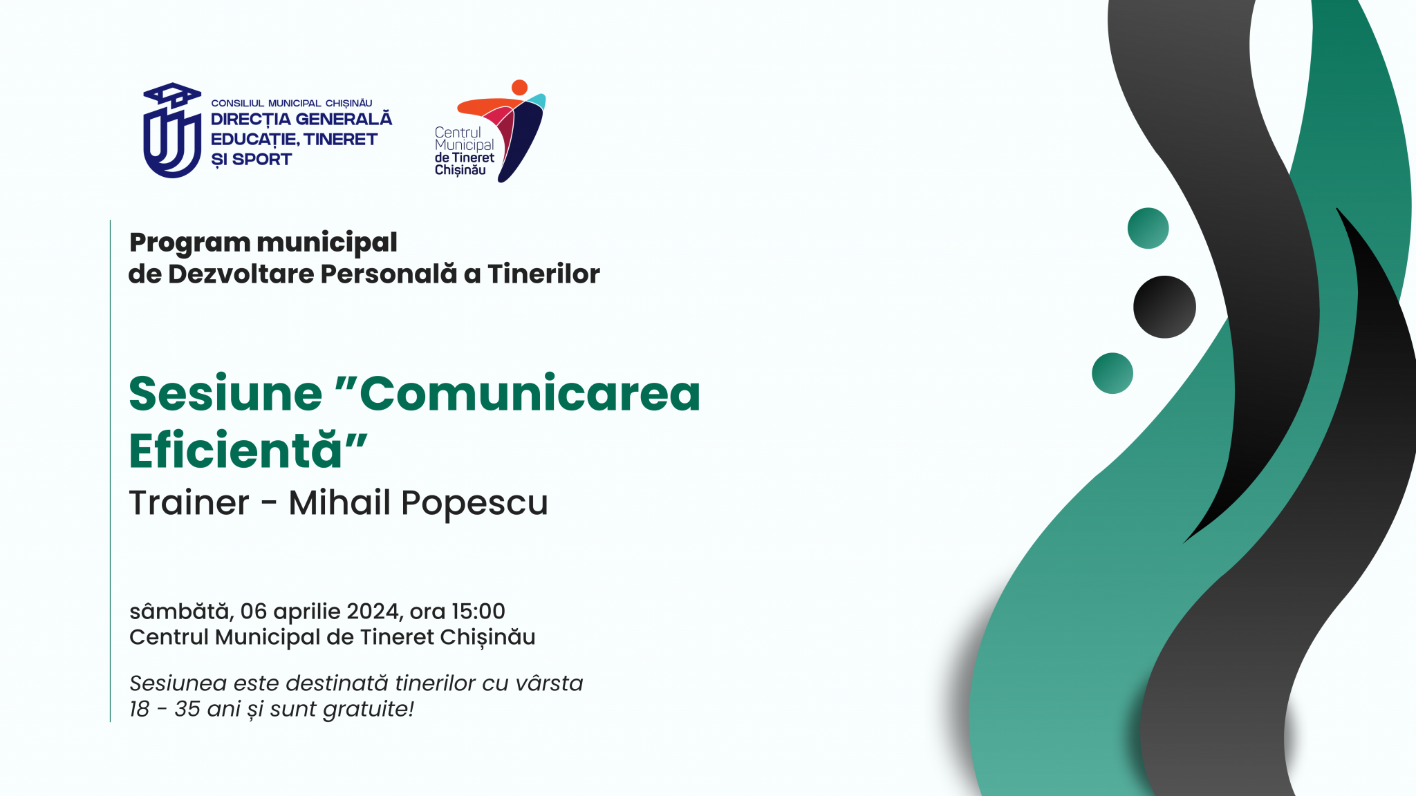 Sesiune ”Comunicarea Eficientă” - E-tineret
